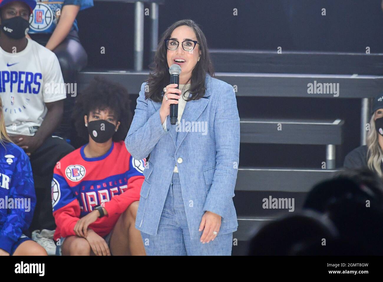 Los Angeles Clippers president of business operations Gillian Zucker ...