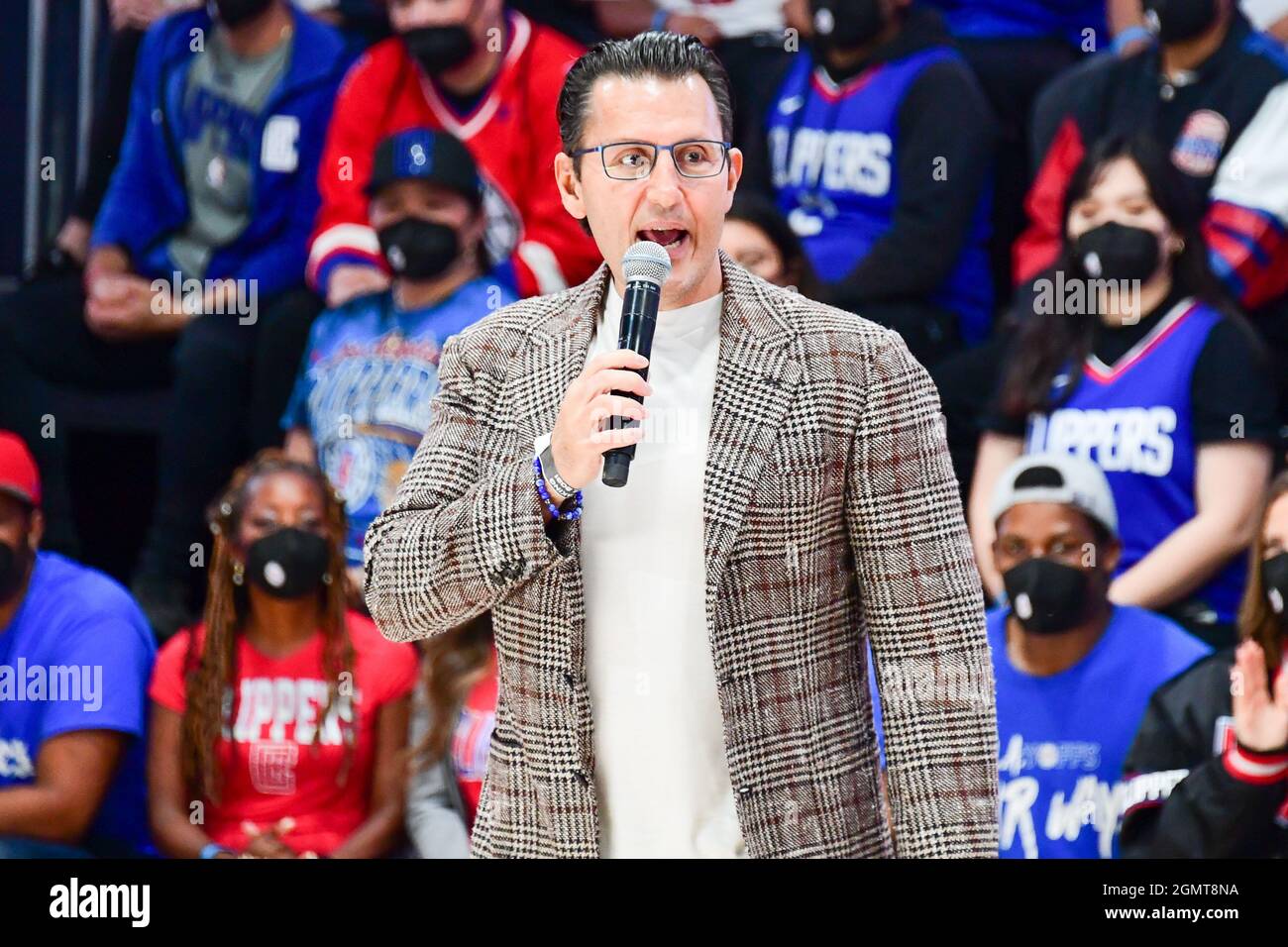 Intuit CEO Sasan Goodarzi speaks during a groundbreaking ceremony for ...