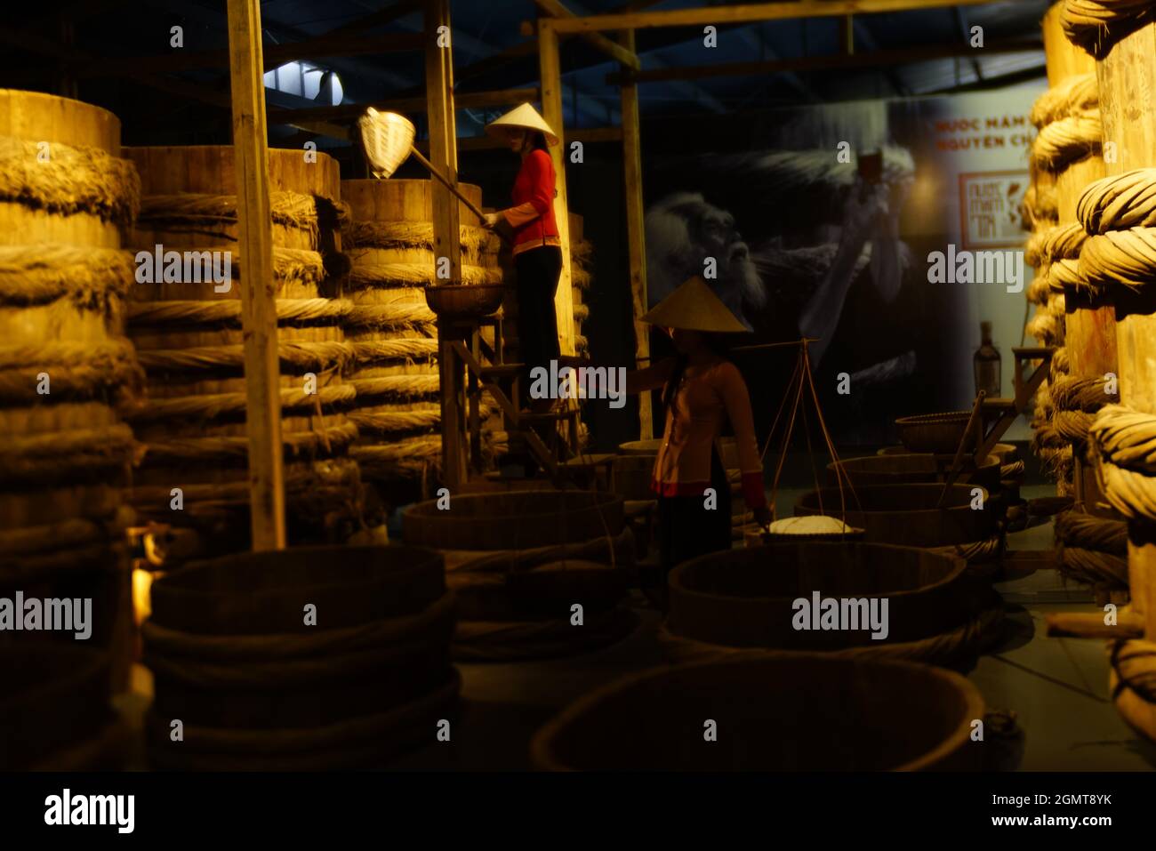 Fish sauce factory in Binh Thuan province southern Vietnam Stock Photo ...