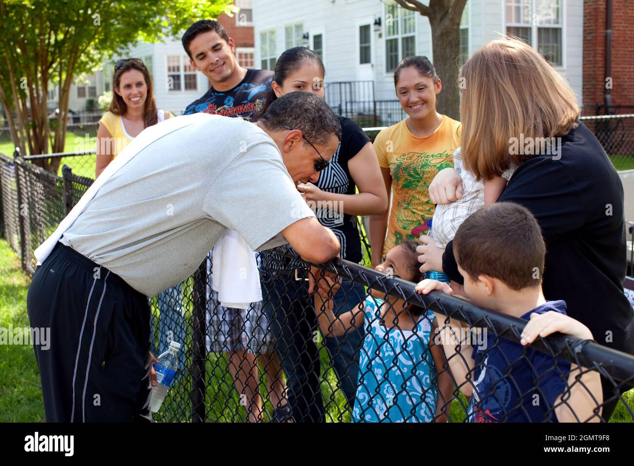 Barack Obama Playing Basketball