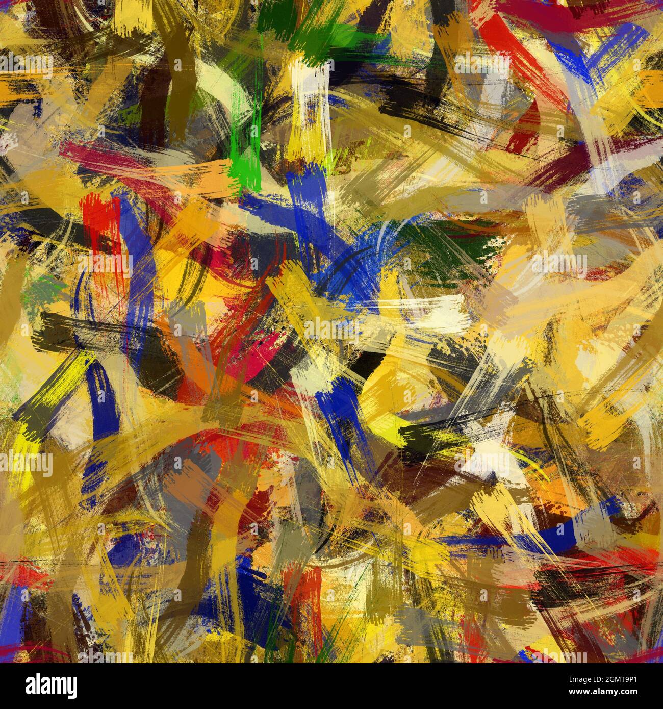 Seamless random faux digital paint stroke pattern print Stock Photo - Alamy