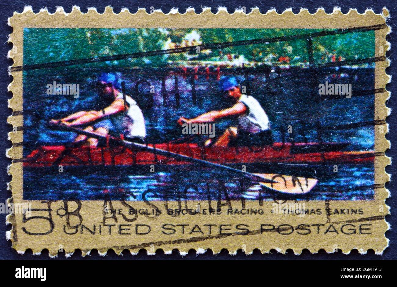 Thomas Eakins The Biglin Brothers Racing