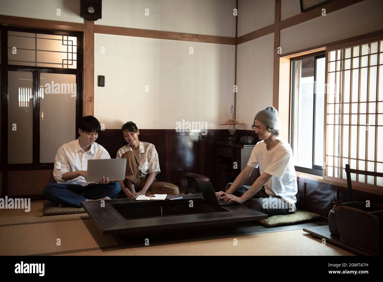 Traditional Japanese House - Work on Vacation Stock Photo - Alamy