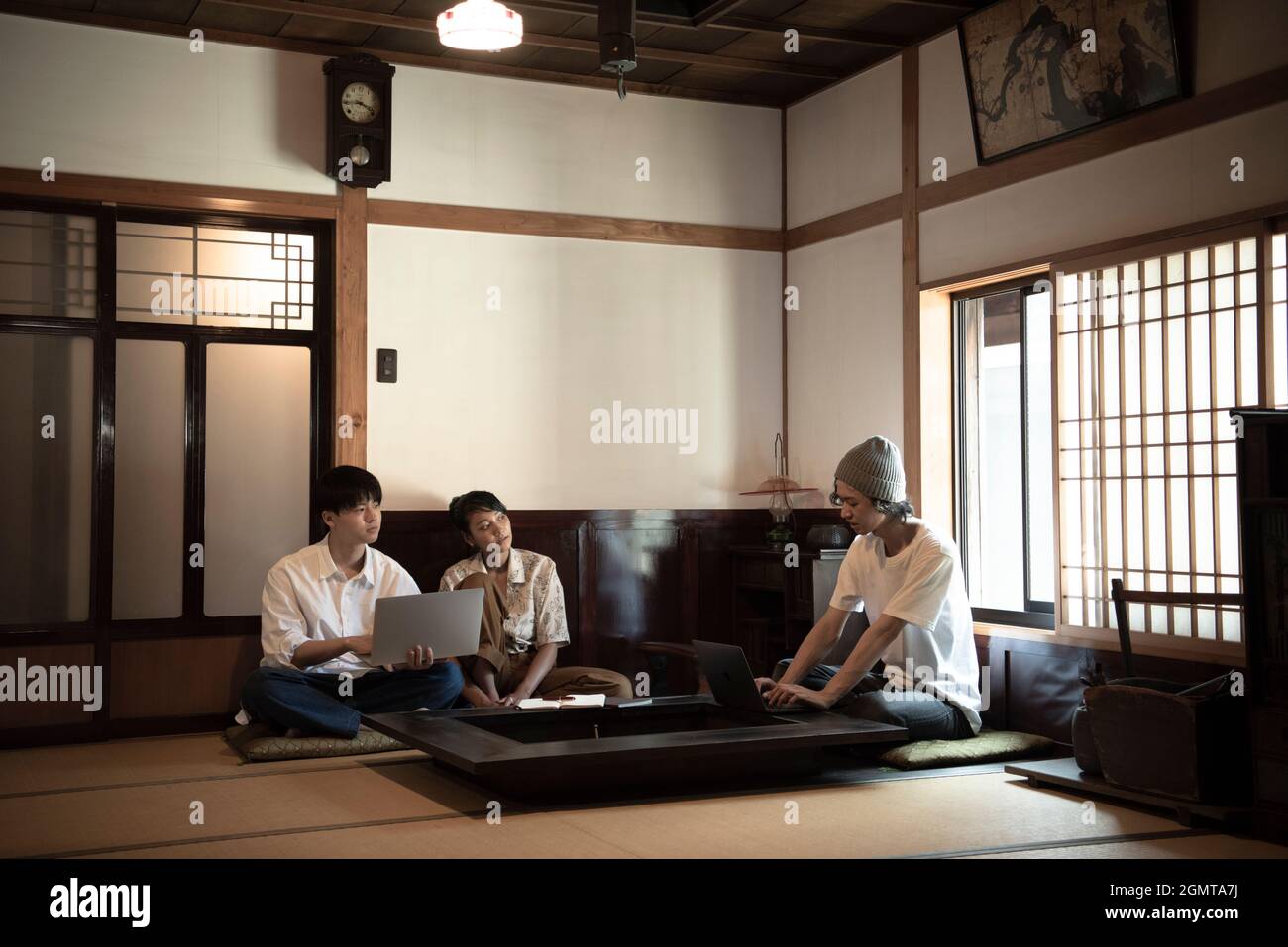 Traditional Japanese House - Work on Vacation Stock Photo - Alamy