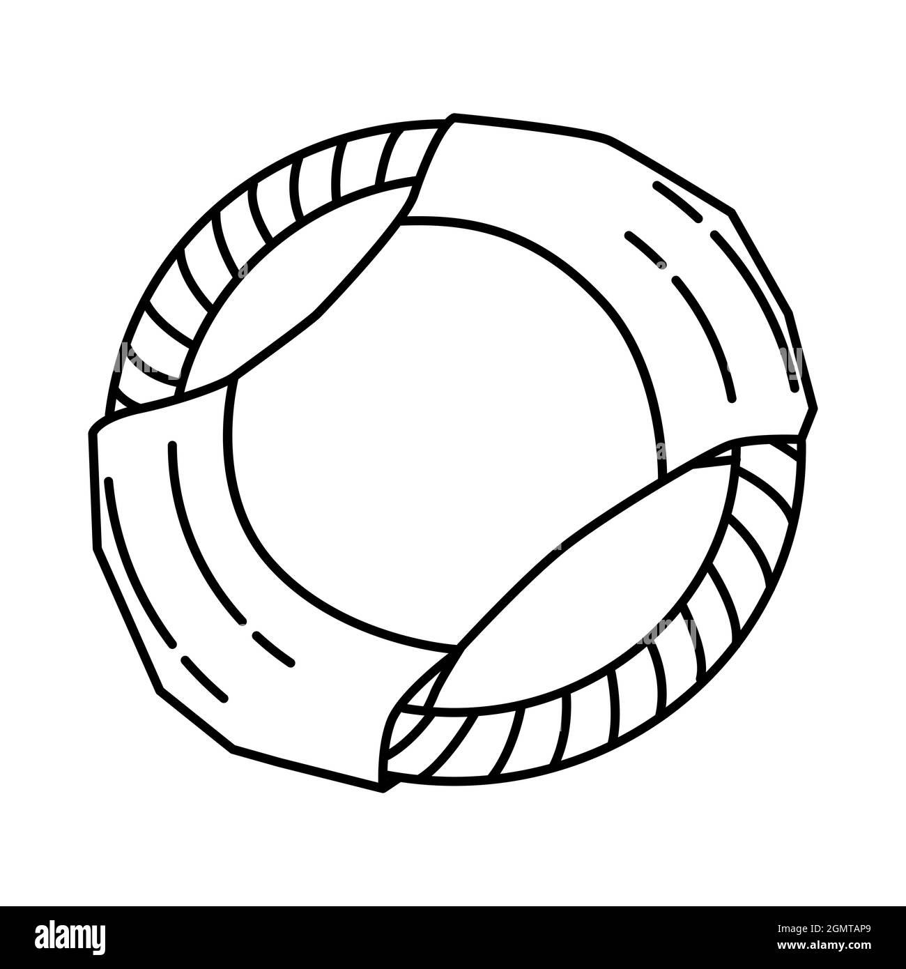 Dog Flying Pets Natural Cotton Rope for Pet Toys Device Hand Drawn Icon ...