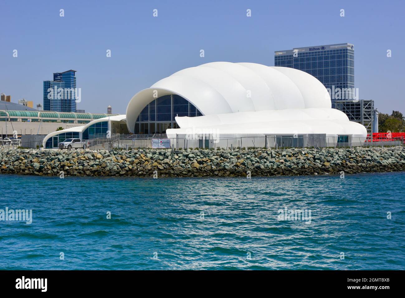 The iconic Rady Shell amphitheater at Jacobs Park located in ...