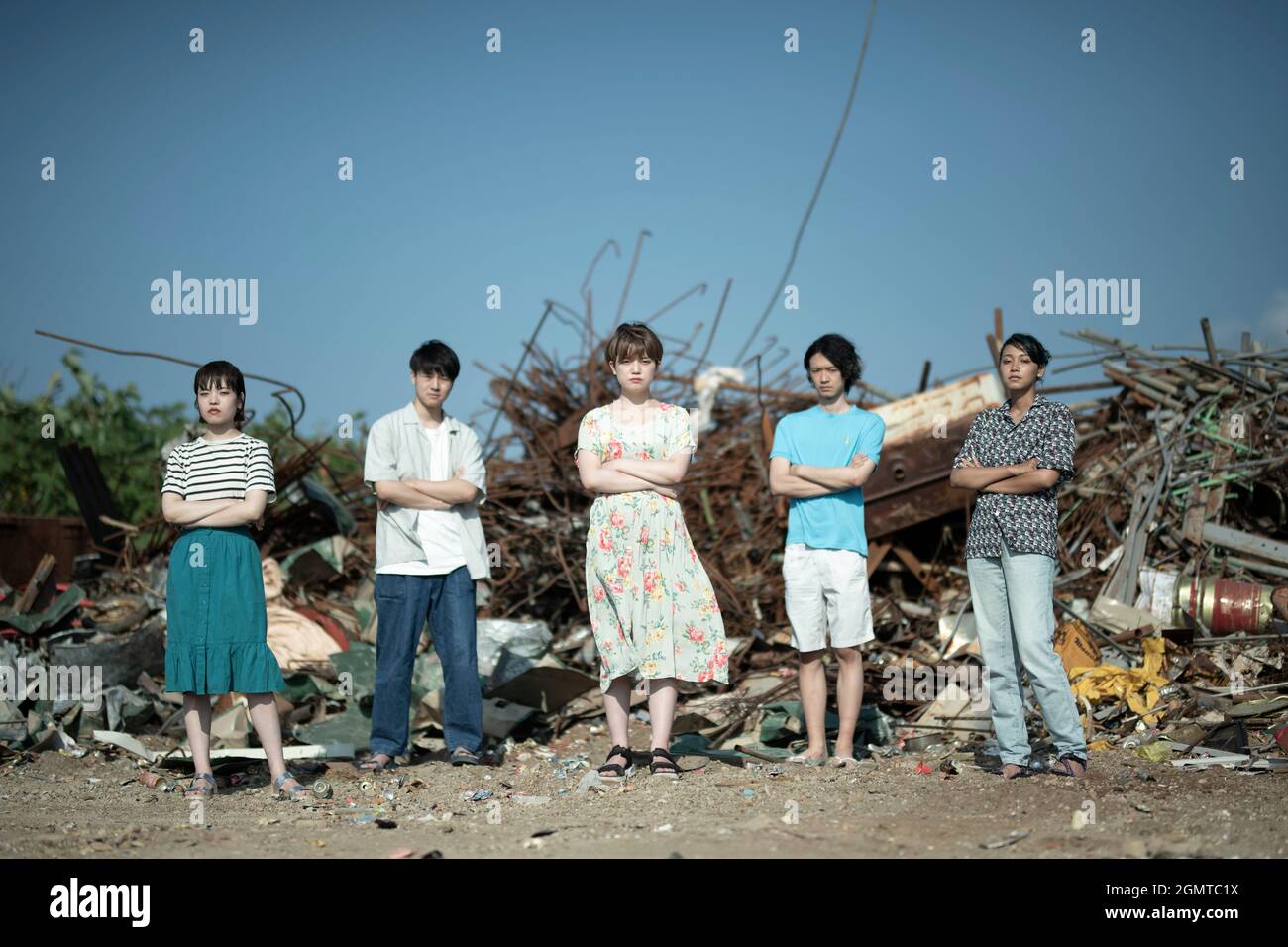 Generation Z with Environmental Pollution Stock Photo - Alamy