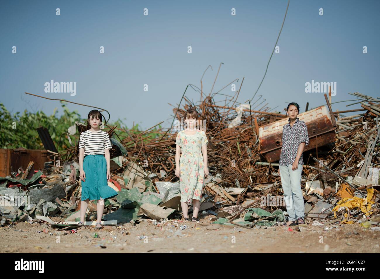 Generation Z with Environmental Pollution Stock Photo - Alamy