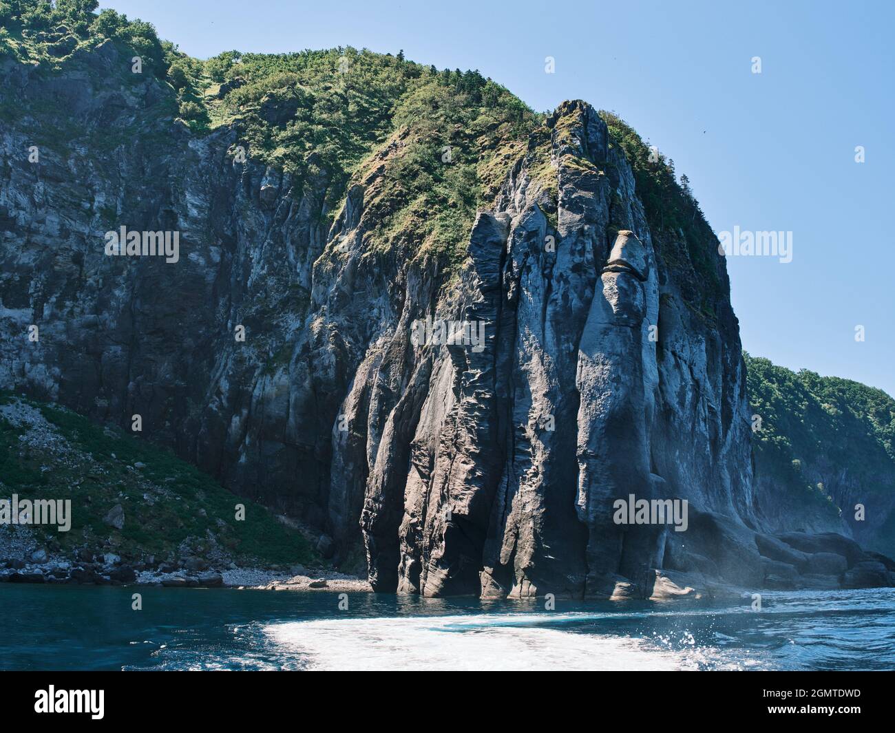Kokeshi Rock, Hokkaido, Japan Stock Photo - Alamy