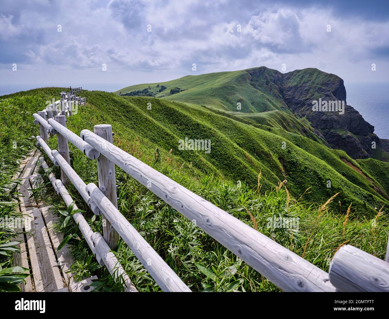 Landscape in Rebun Island, Hokkaido, Japan Stock Photo - Alamy