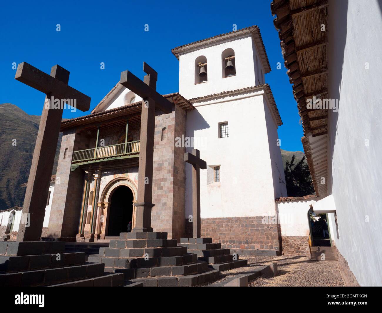 Andahuaylillas Peru - 18 May 2018 San Pedro Ap—stol de Andahuaylillas ...
