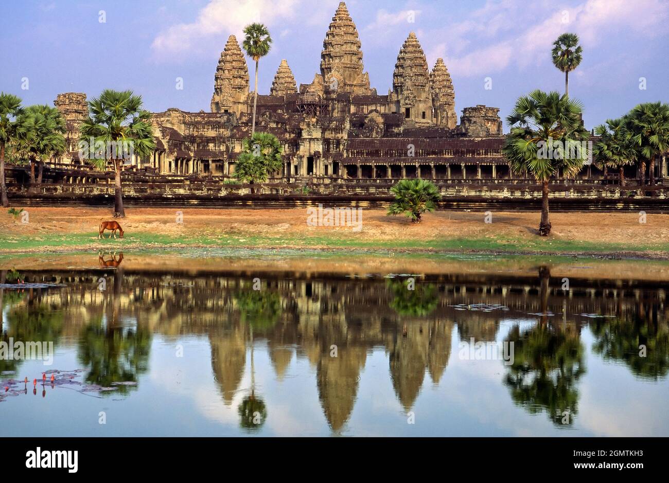 Angkor Wat, Cambodia - 19 January 2005 A triumph of Medieval Khmer ...