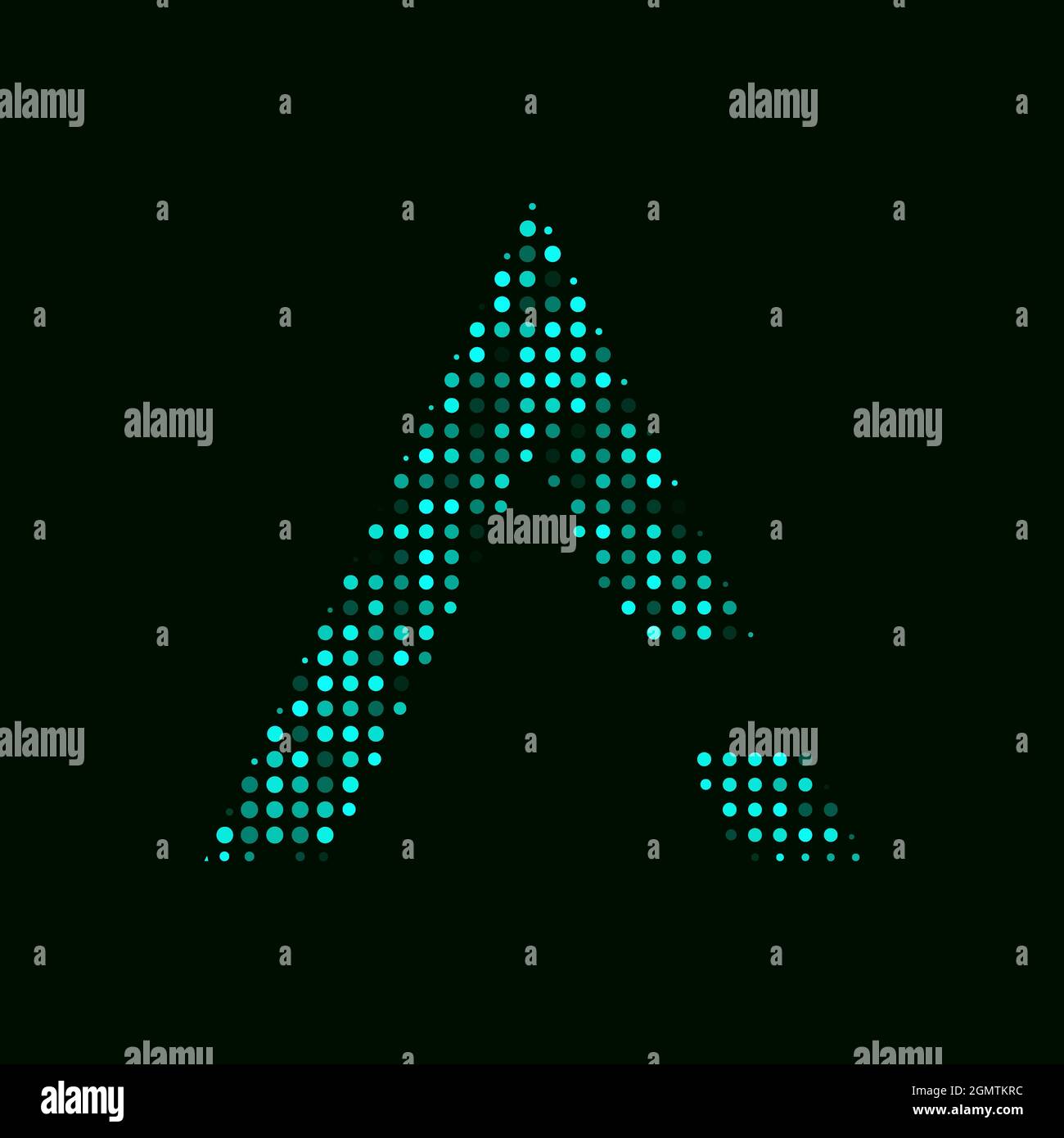 Letter a futuristic texture Stock Vector Images - Alamy