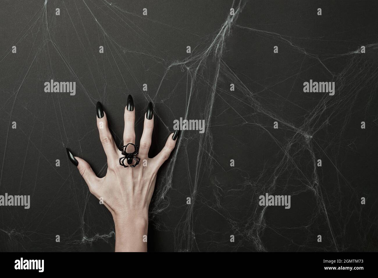 Long nails hand hi-res stock photography and images - Alamy