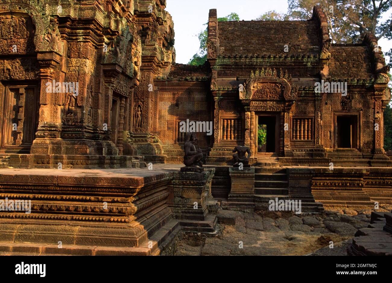 Angkor Thom, Cambodia - 13 February 2005; A triumph of Medieval Khmer ...