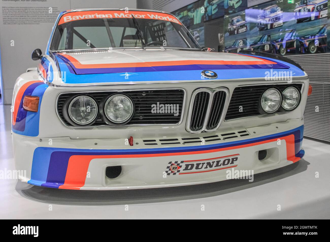 BMW 3.0 CSL front view. It raced in Group 2 and the European Touring ...