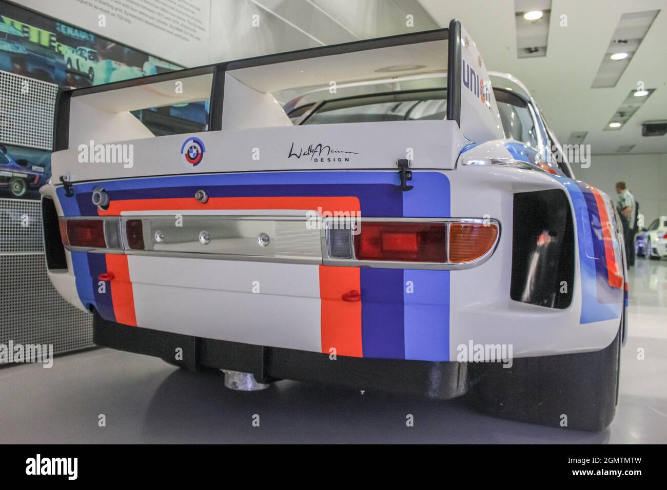 BMW 3.0 CSL rear view. It raced in Group 2 and the European Touring Car ...