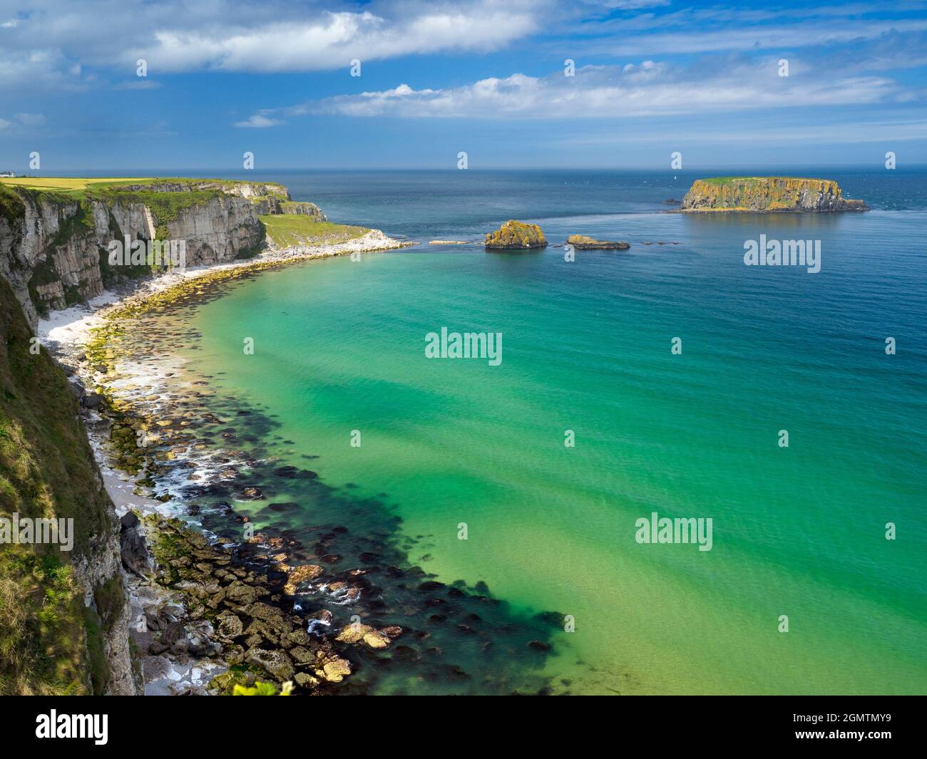 The County Antrim coastline of Northern Ireland is both spectacular and ...