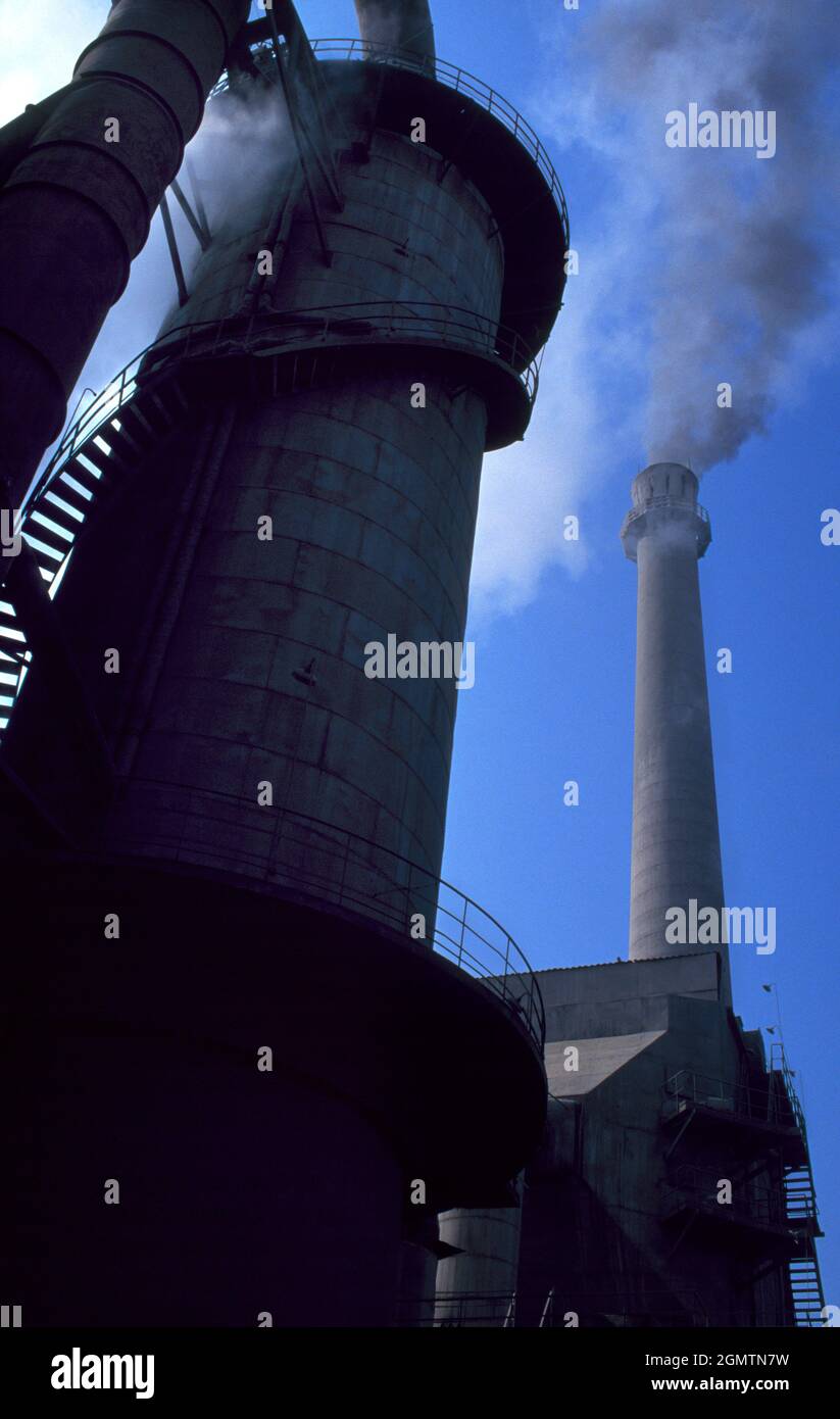 Benxi, Liaoning China - December 2000 Benxi is one of the most polluted ...