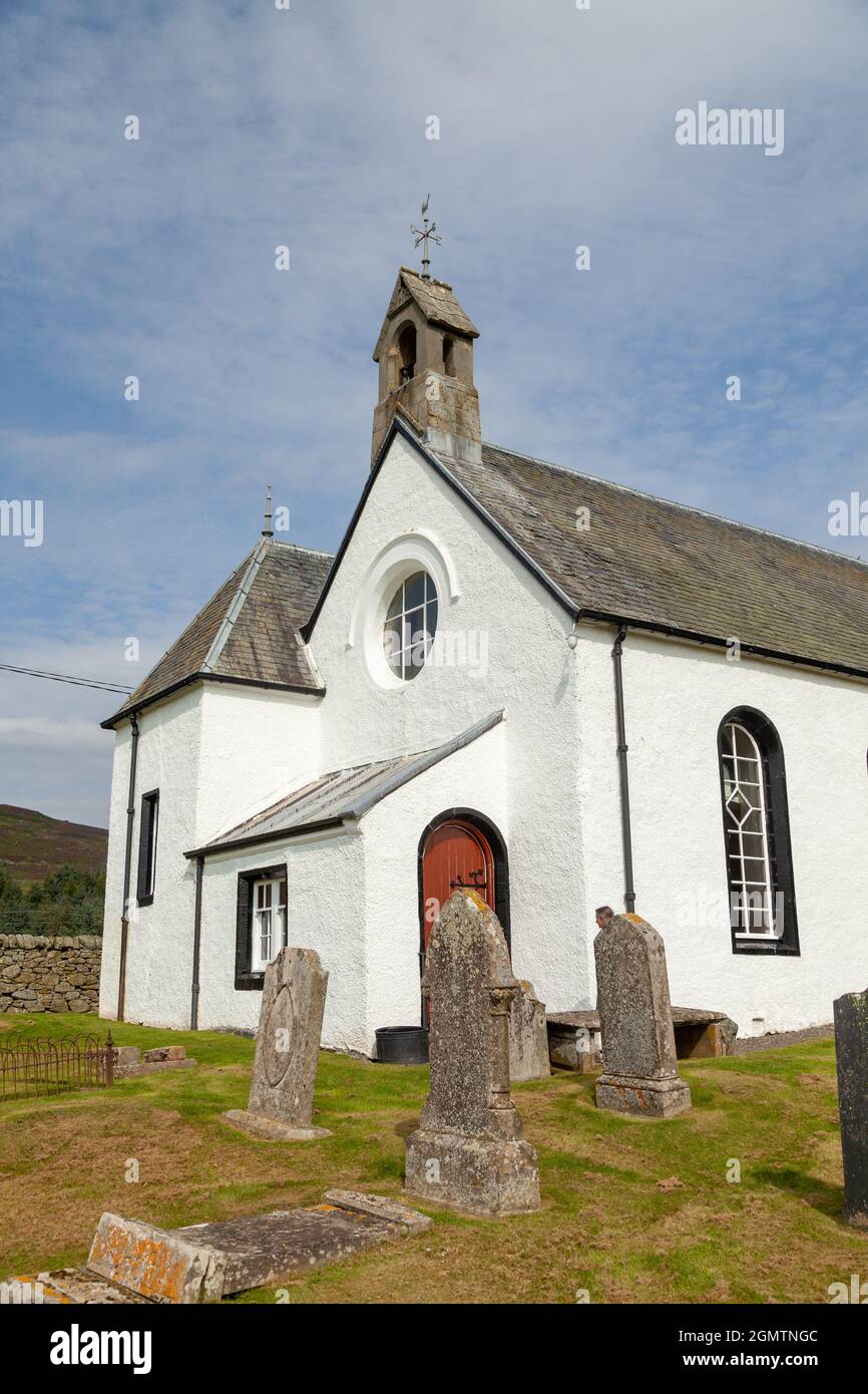 Amulree and Strathbraan Church a beautiful white rural church Stock ...