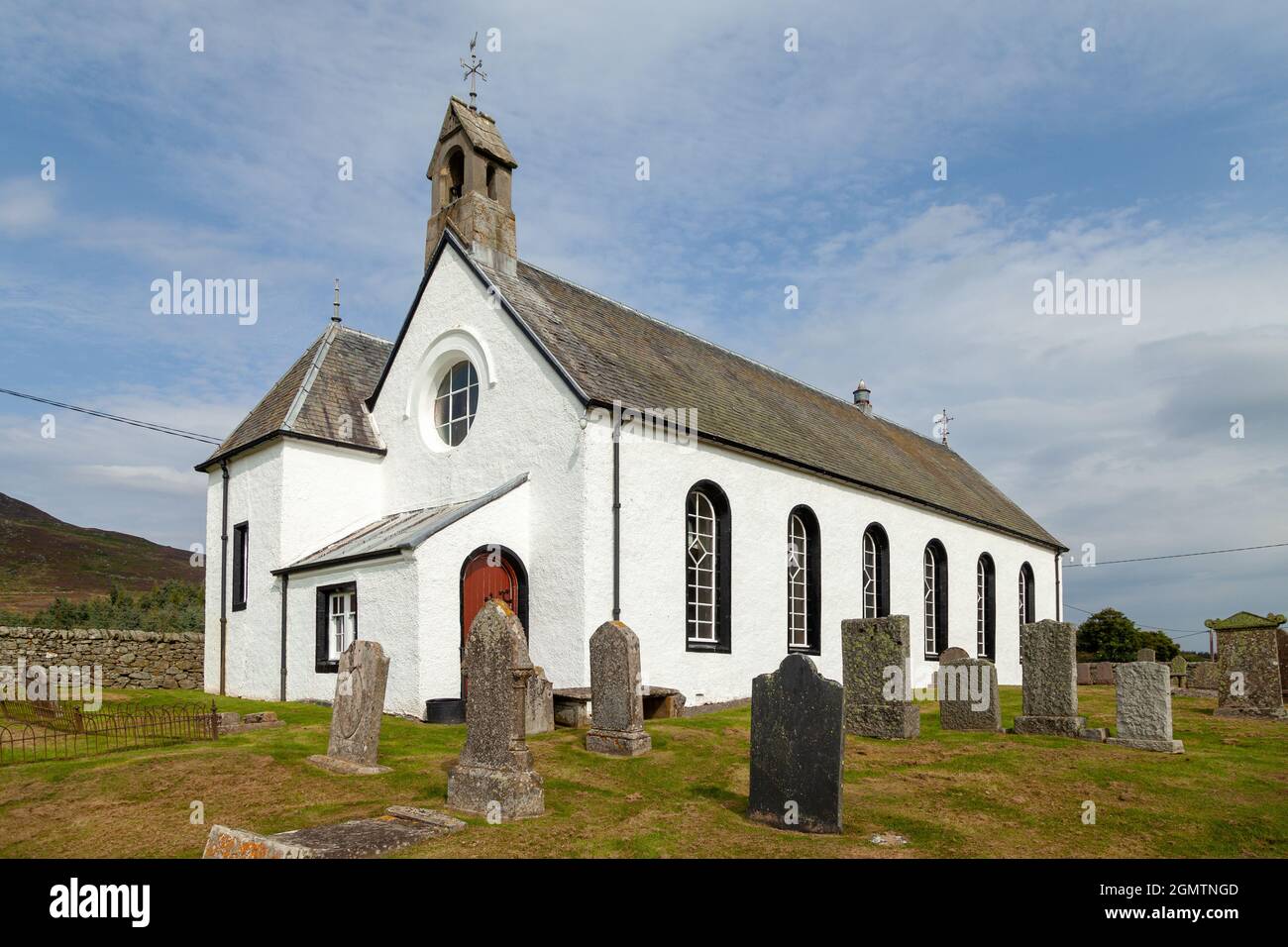 Amulree and Strathbraan Church a beautiful white rural church Stock ...