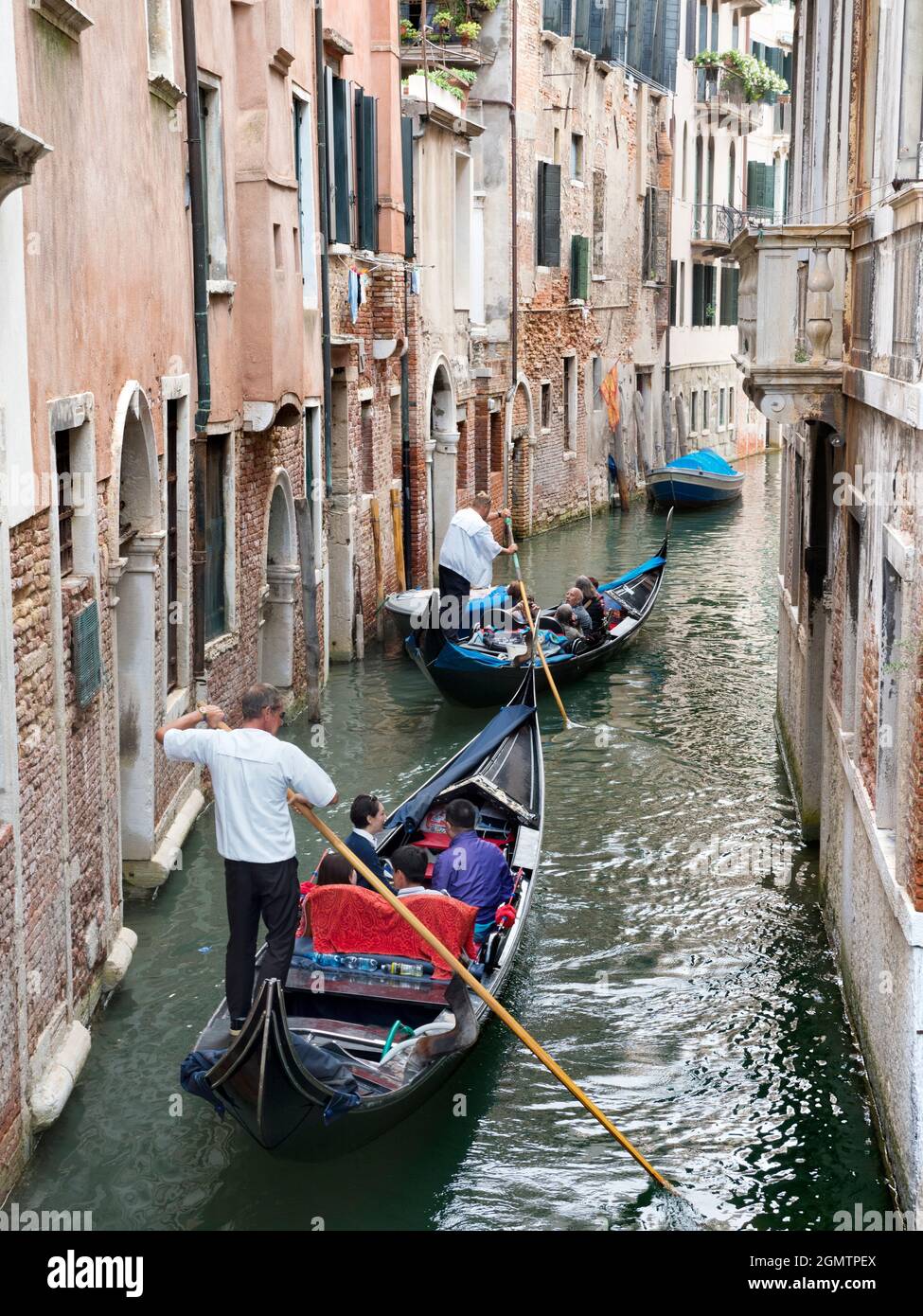 Venice, Italy - 5 September 2017; ten people in shot. Venice is one of ...