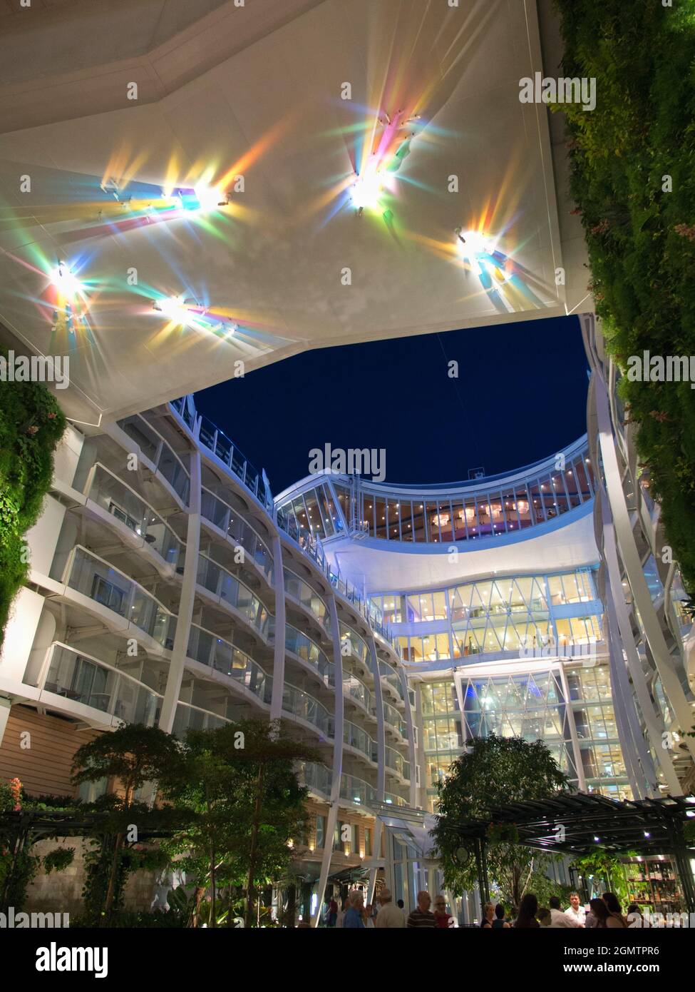 At Sea , October 2014, cruising the Adriatic. The glitzy and futuristic ...