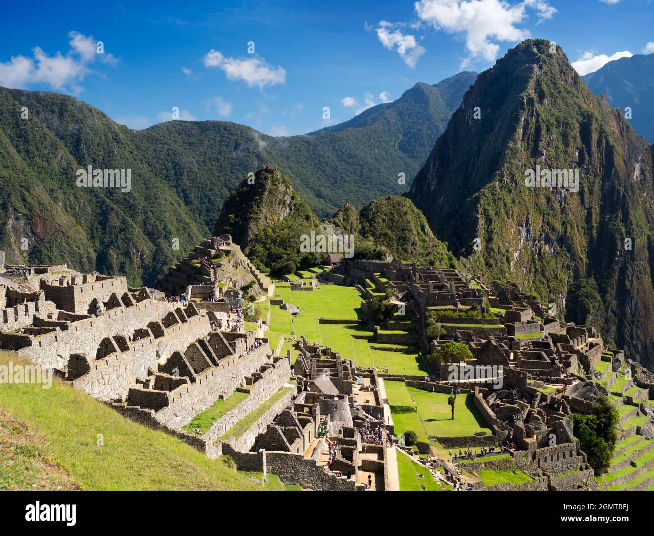 Machu Picchu, Peru - 14 May 2018 Set in an awe-inspiring mountainous ...