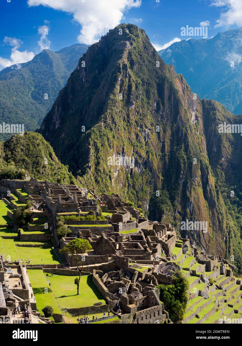 Machu Picchu, Peru - 14 May 2018 Set in an awe-inspiring mountainous ...