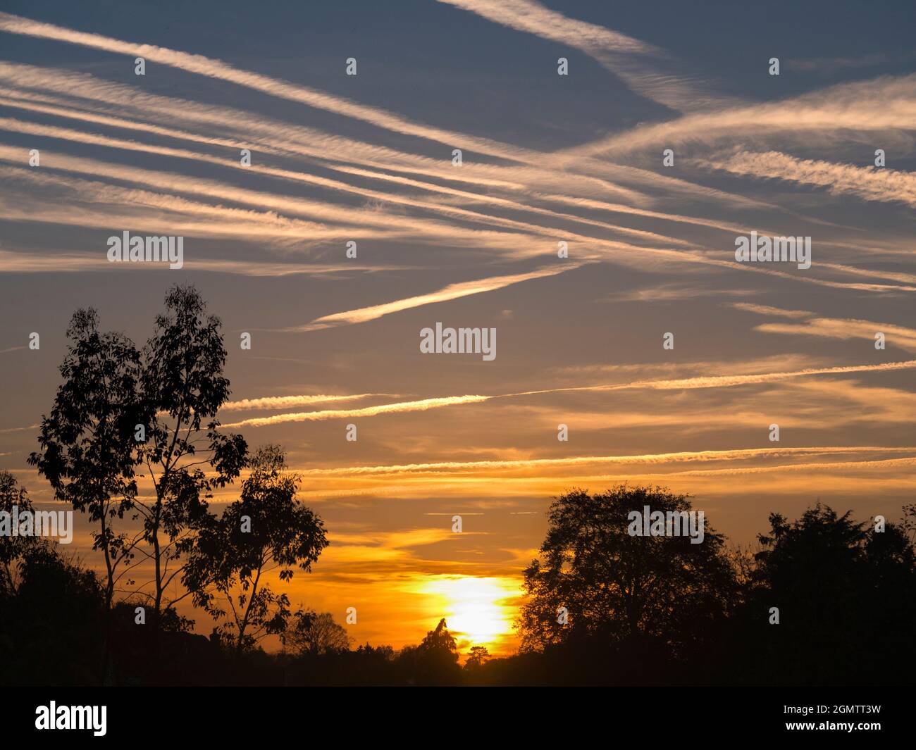 Radley Village, Oxfordshire, England - 24 October 2018 A spectacular ...