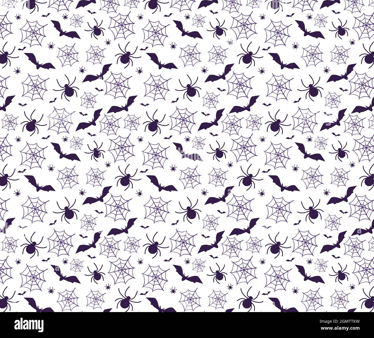 Scary Halloween pattern design illustration for background Stock Photo ...