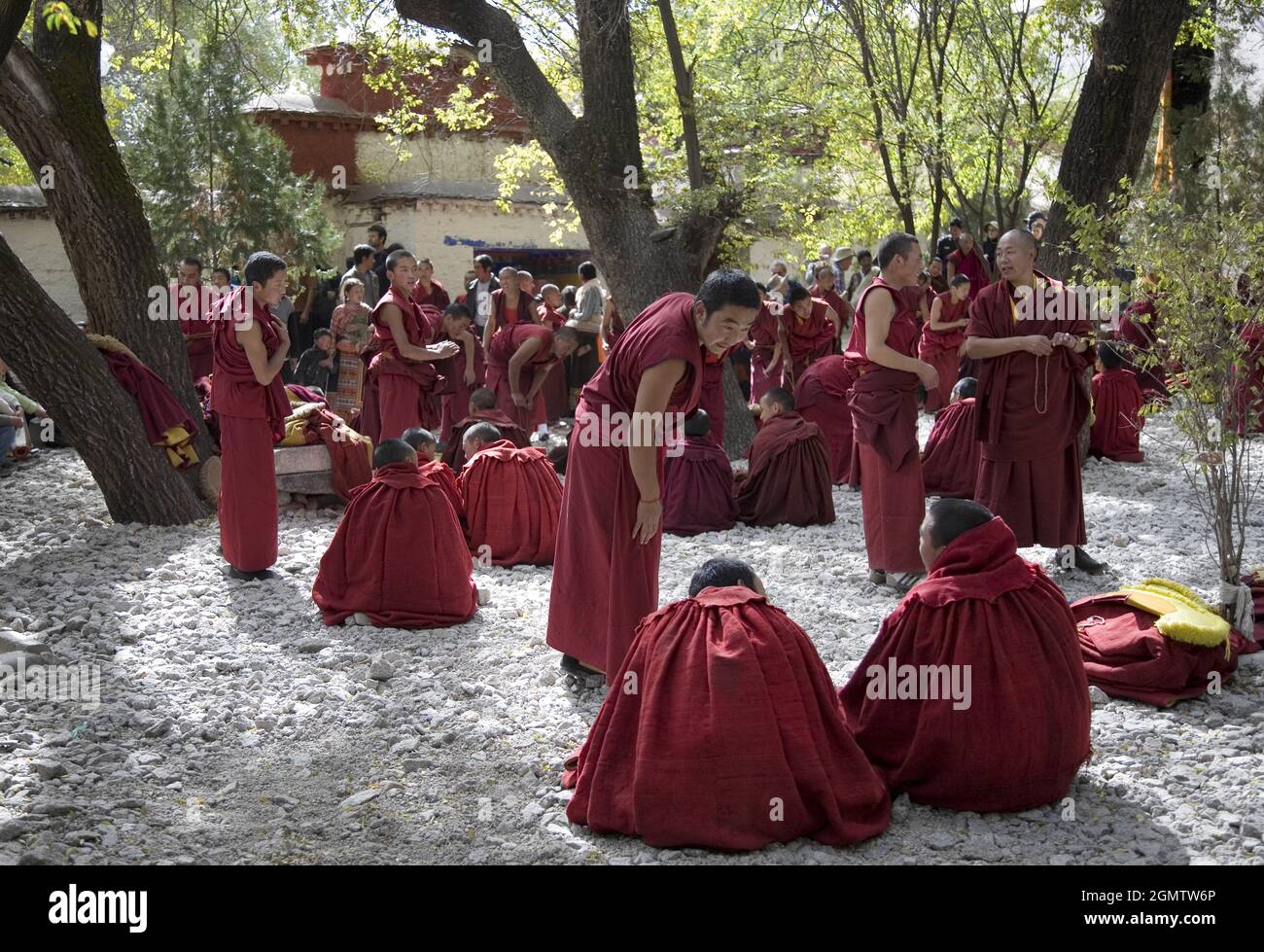 Great three gelug monasteries High Resolution Stock Photography and ...