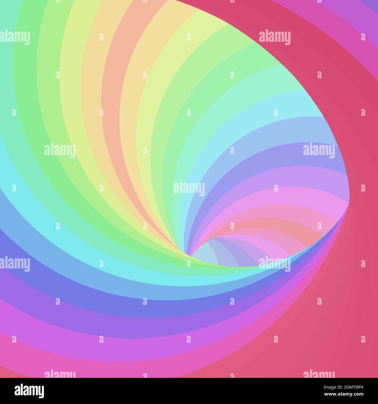 Color Swirl Wormhole Vortex Twist Generative Art background ...