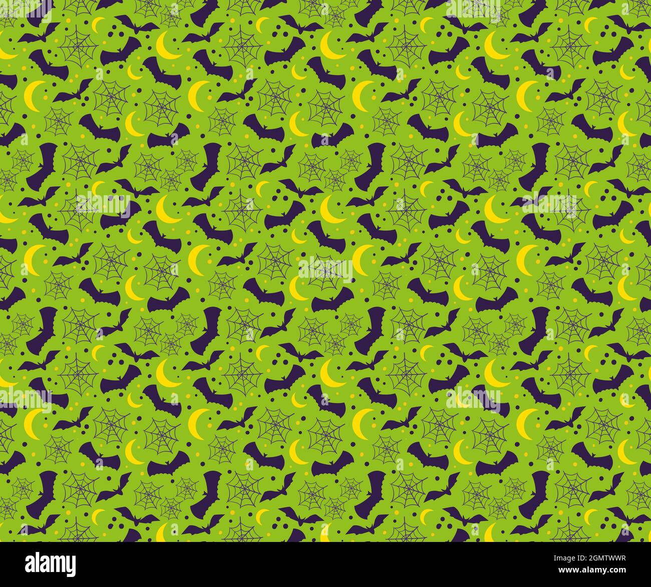 Scary Halloween pattern design illustration for background Stock Photo ...