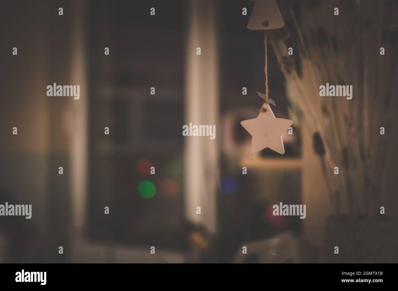 white star symbol with backlight Stock Photo - Alamy