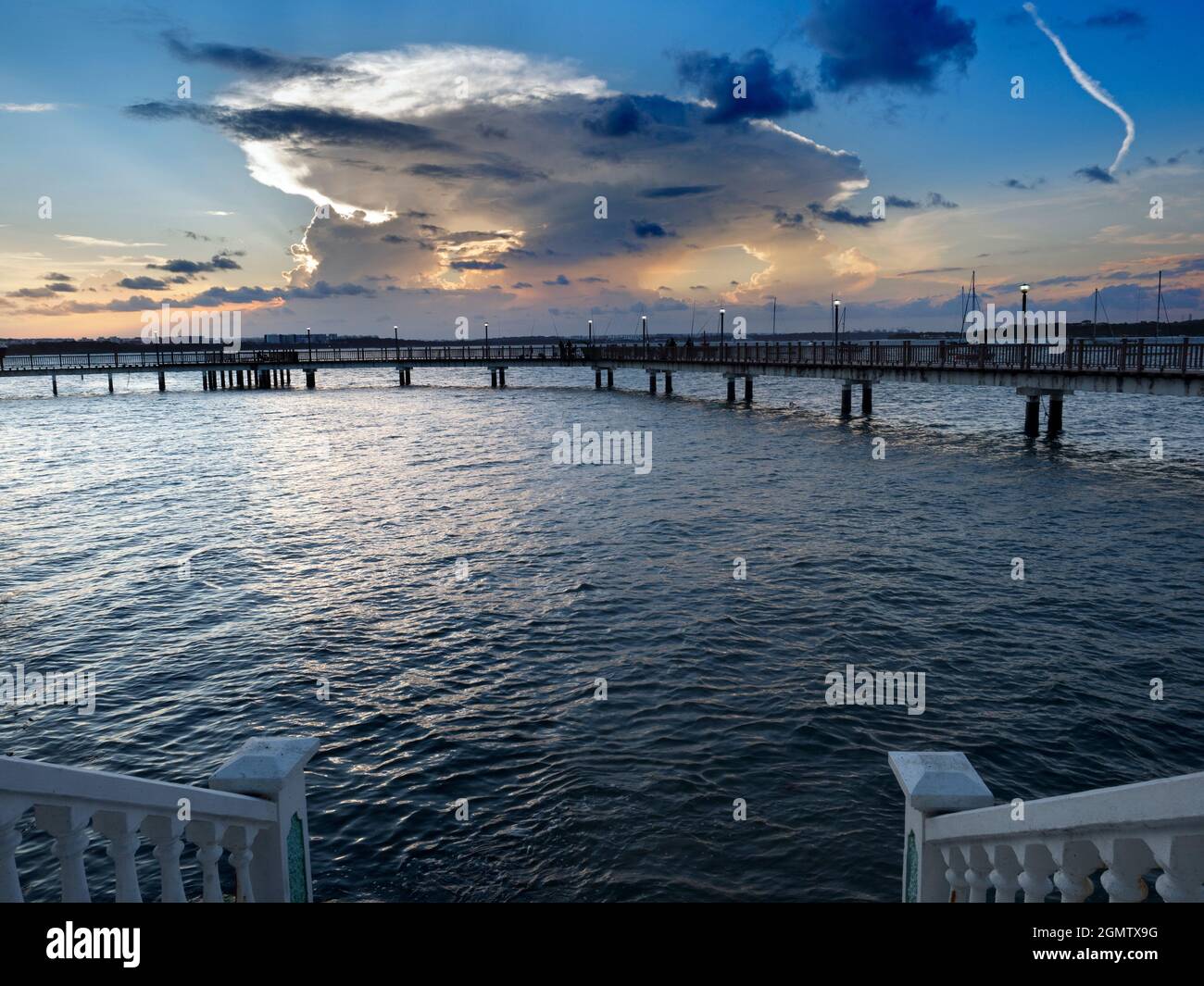 Changi, Singapore - 19 March 2019 The scenic Changi Point boardwalk ...