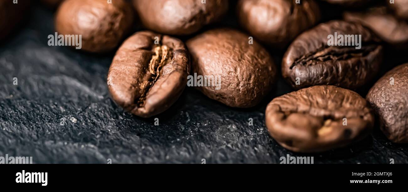 Coffee beans background, roasted signature bean with rich flavour, best ...