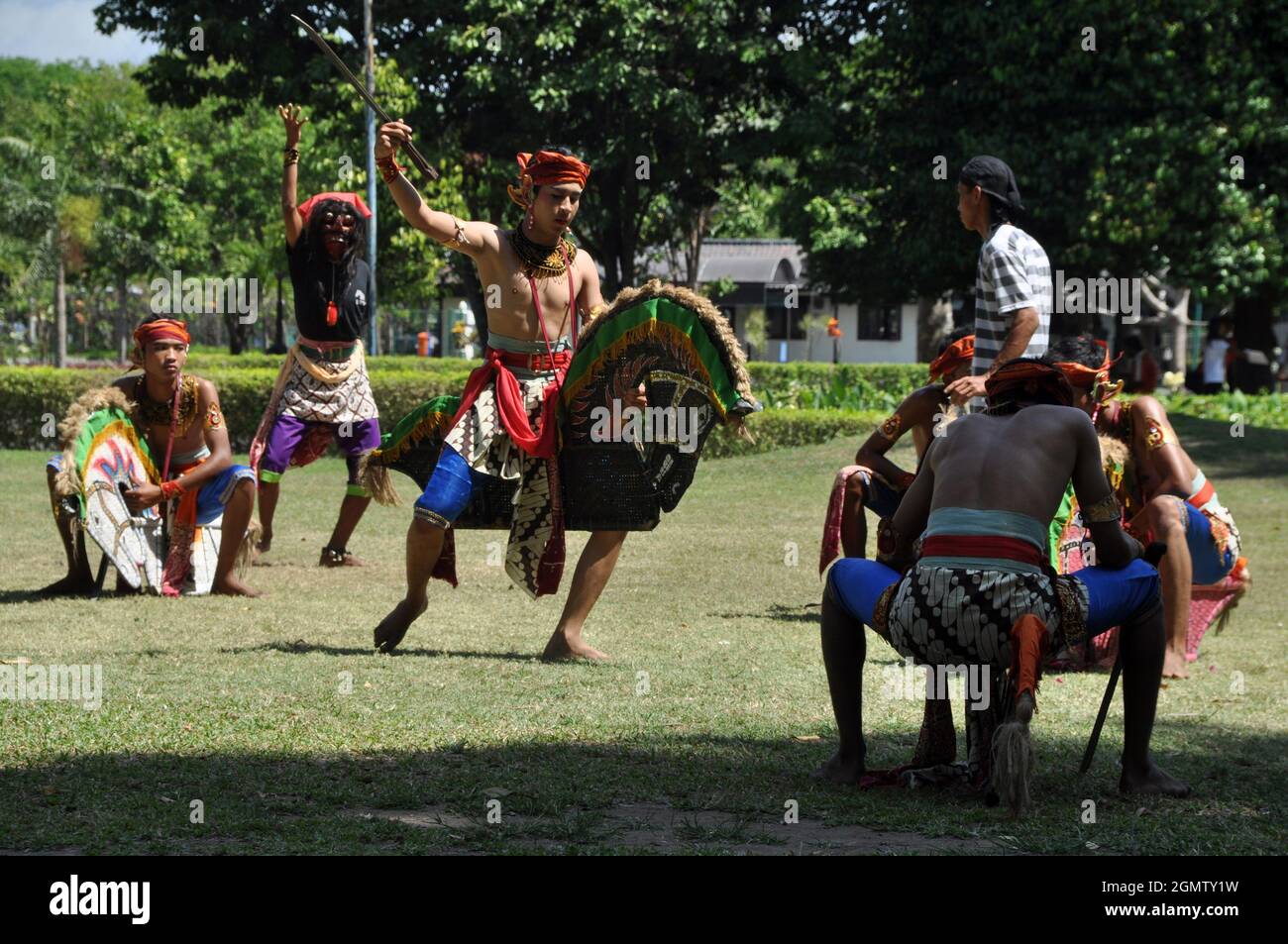 Yogyakarta, Indonesia - October 6, 2013: Jathilan art performance at ...