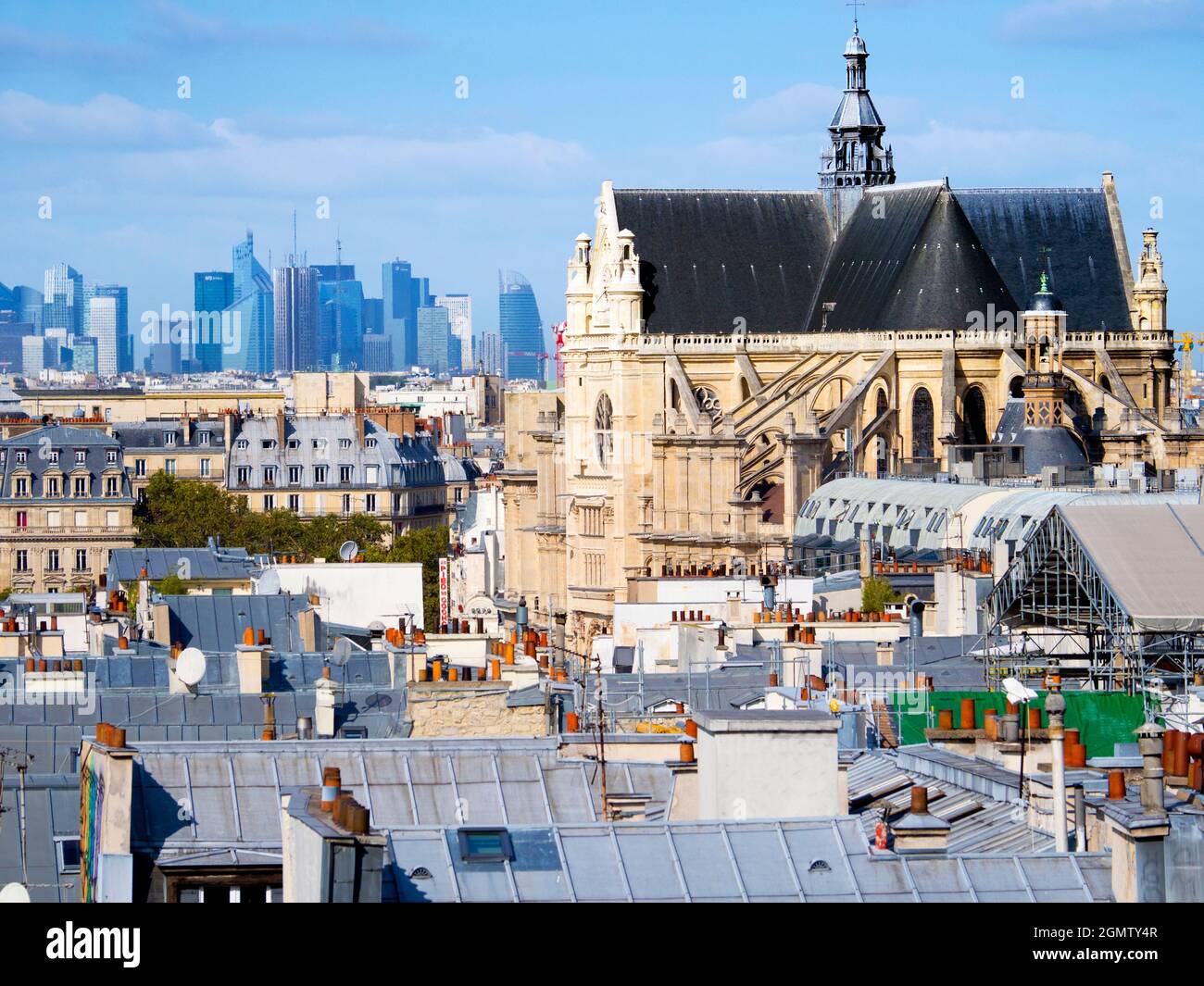 Paris, France - September 20, 2018 The wondrous skyline of Paris never disappoints. Here we see ...