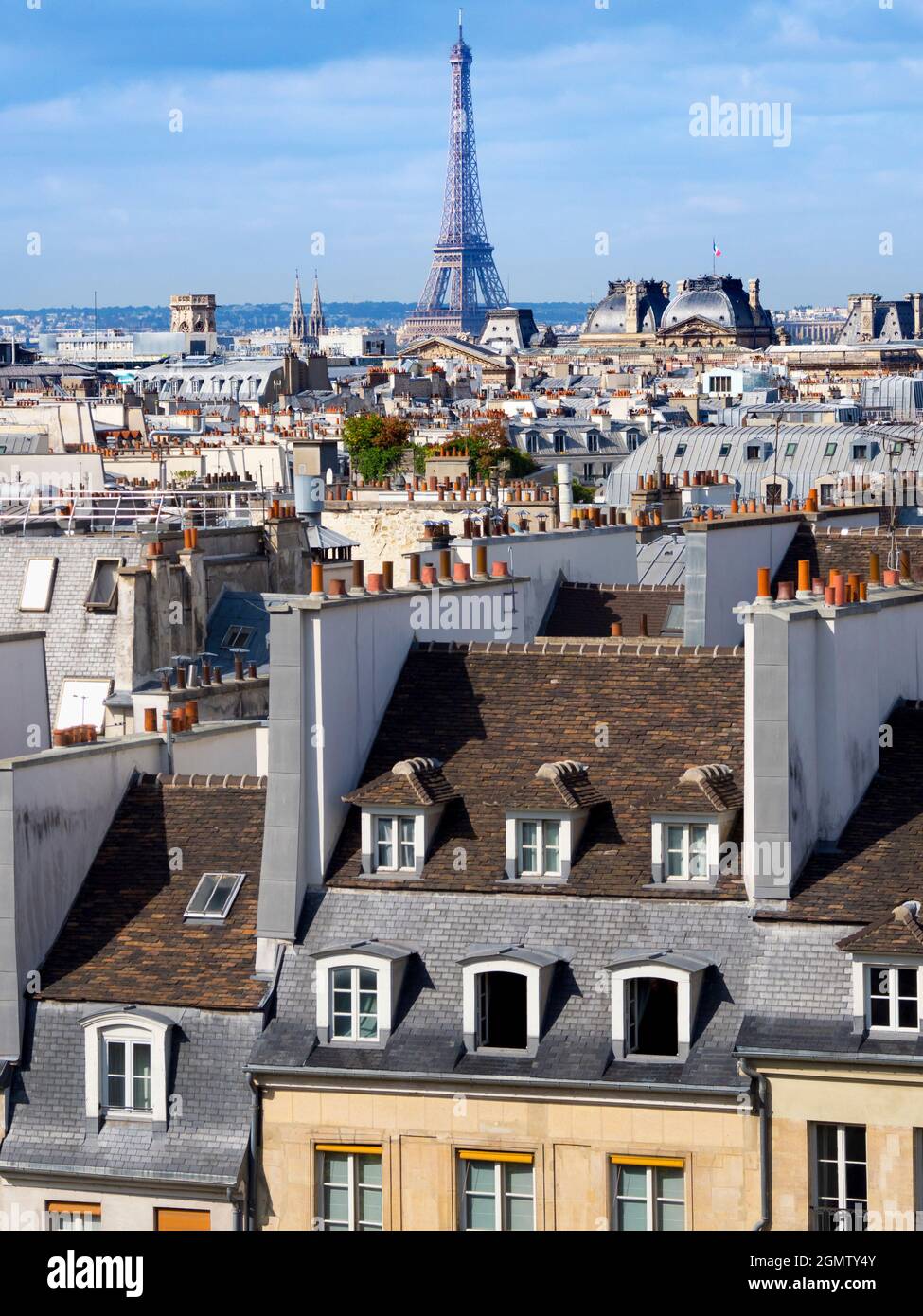 Paris, France - September 20, 2018 The wondrous skyline of Paris never disappoints. Here we see ...