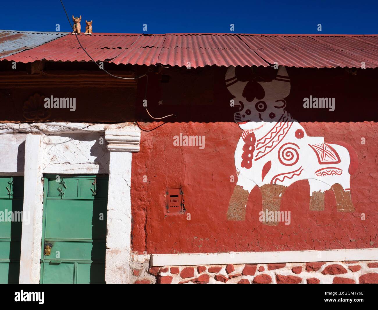 Pucara, Peru - 16 May 2018 Pucara is a small town located to the NW of ...