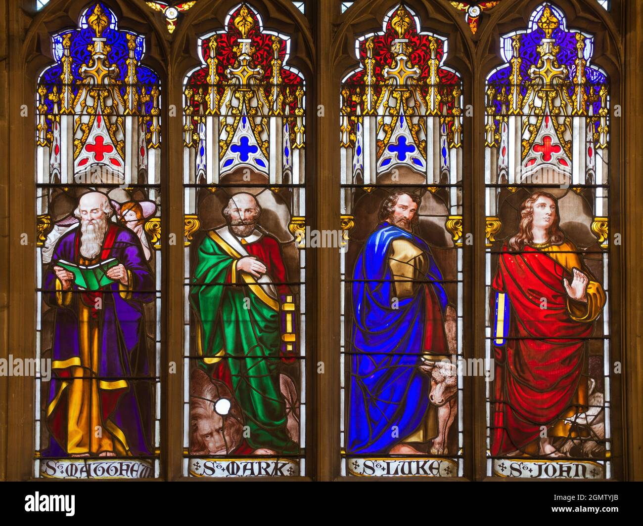 Four evangelists eagle bull lion hi-res stock photography and images ...