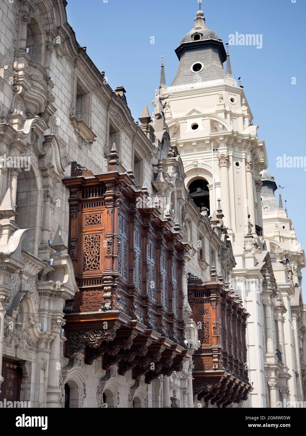 Cathedral lima clear sky architecture hi-res stock photography and ...