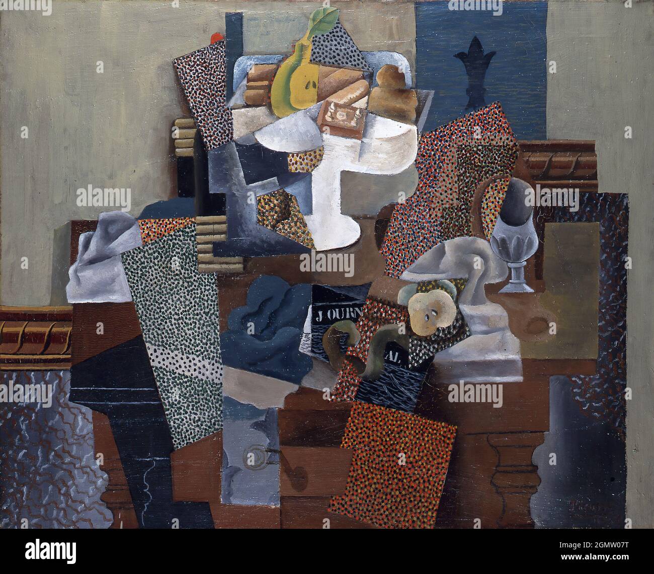 Pablo Picasso, 1914-15, Nature morte au compotier (Still Life with ...