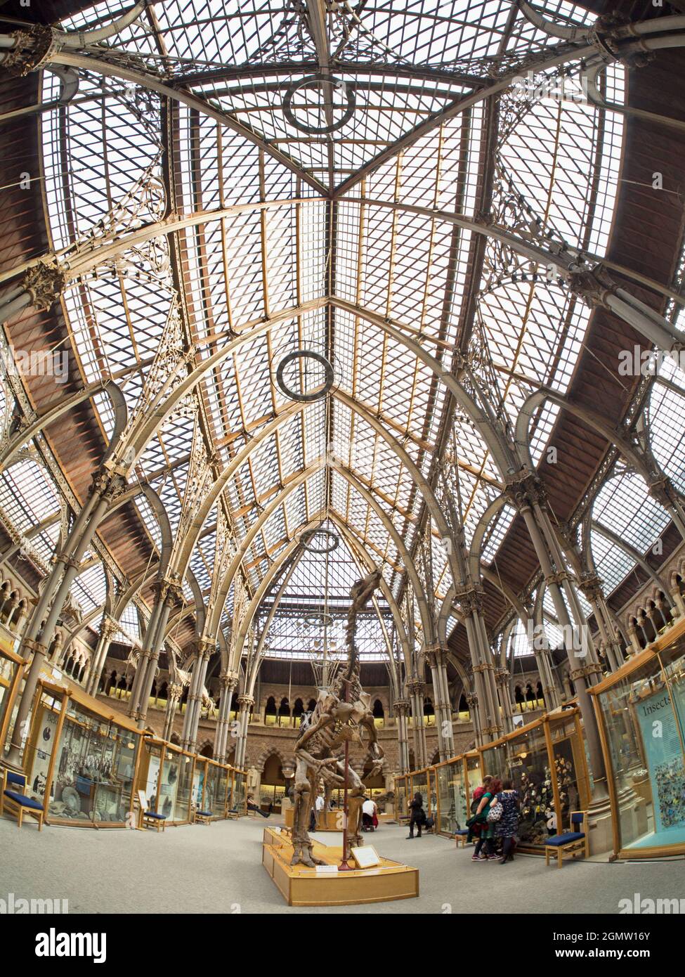Oxford, England - 2014; The Pitt Rivers Museum is a museum displaying ...