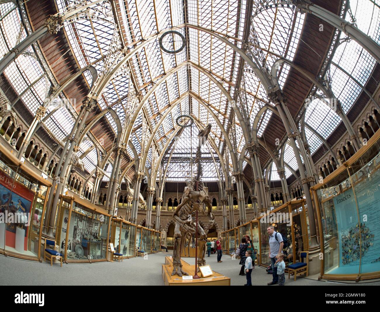 Oxford, England - 2014; The Pitt Rivers Museum is a museum displaying ...