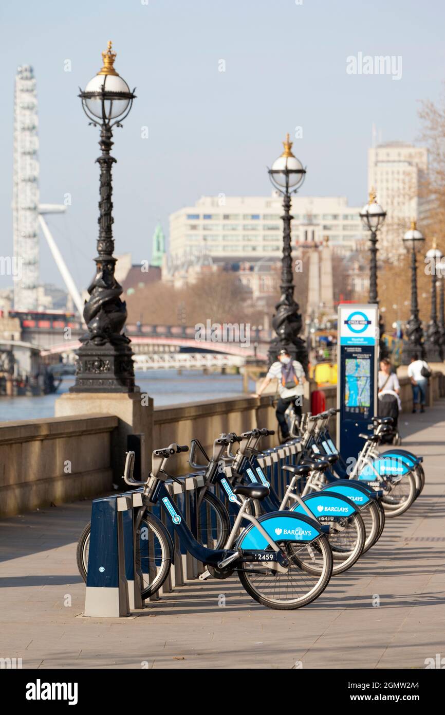 London, England - 2012; It is ten years since the first hire bikes of ...