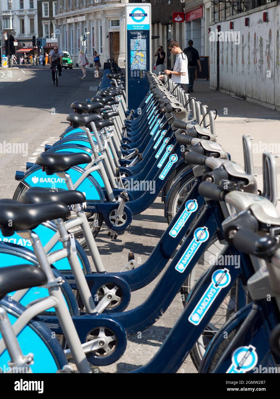 London, England - 2012; It is ten years since the first hire bikes of ...