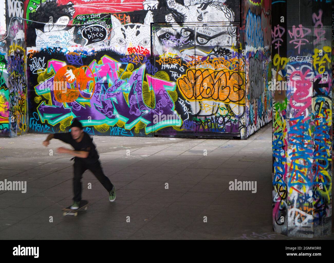 London, England - 2009; A strangely beautiful urban landscape. Part of ...