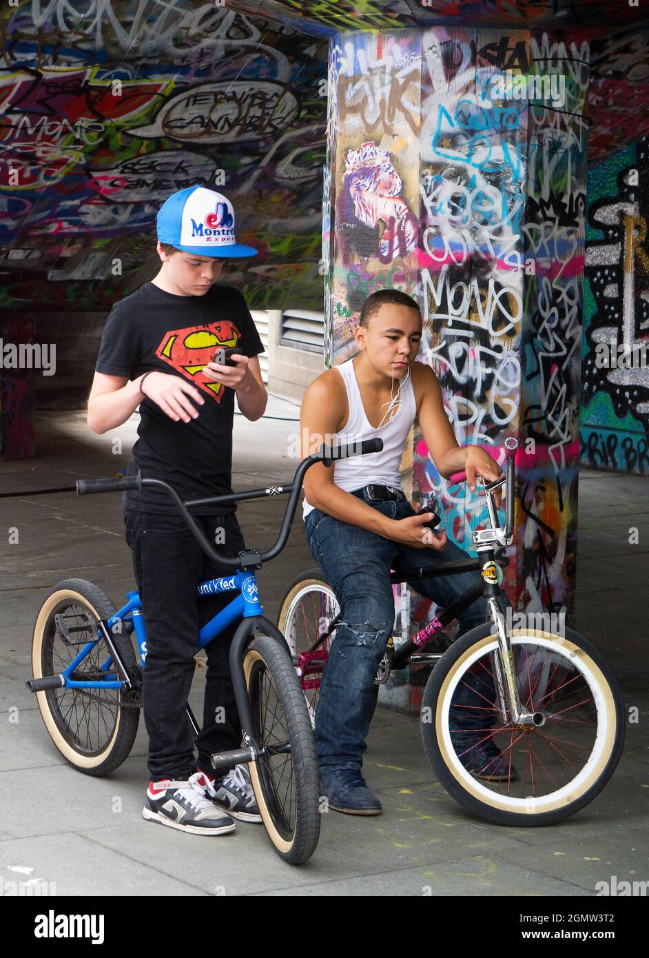 London, England - 2009; A strangely beautiful urban landscape. Part of ...